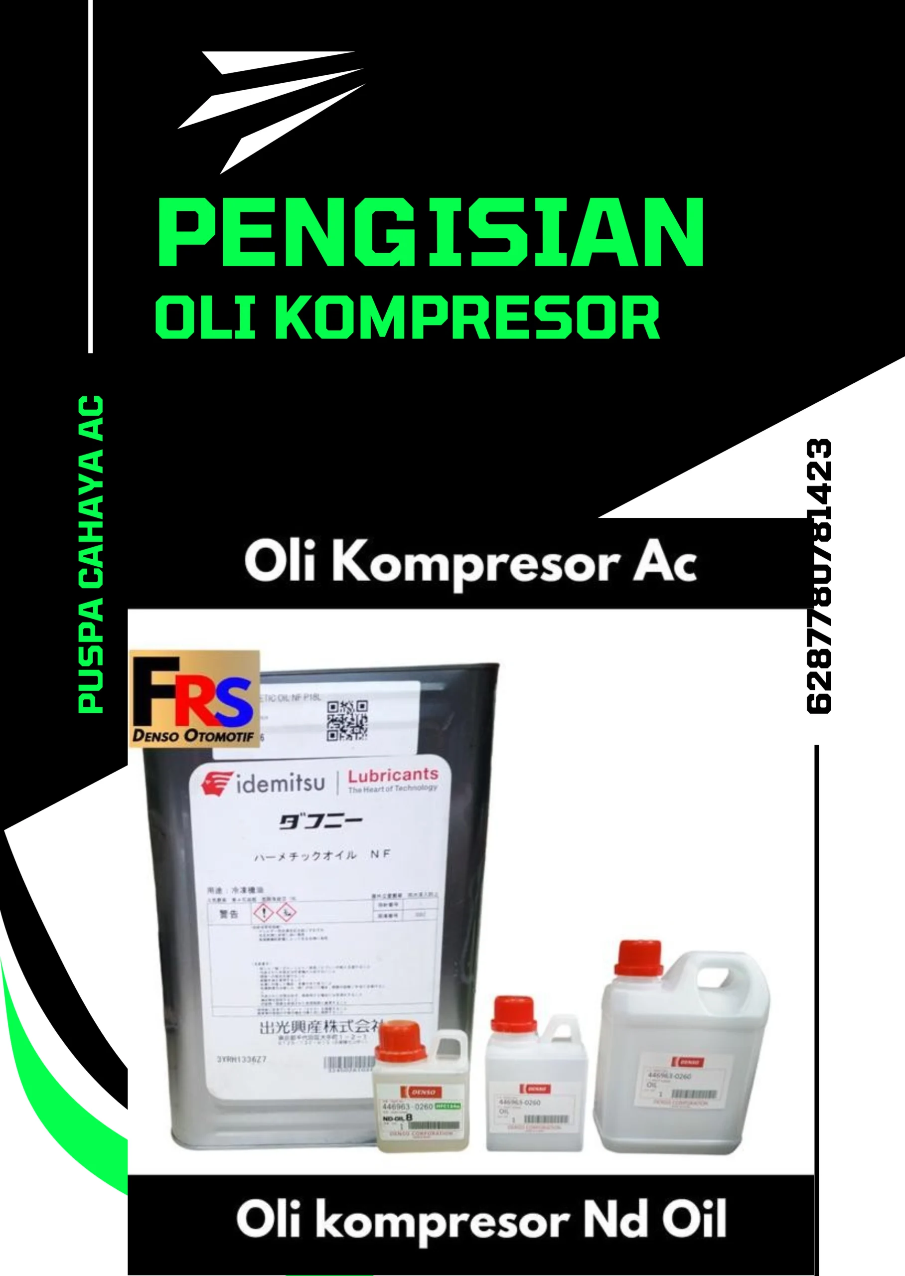 Pengisian Oli Kompresor AC Jabodetabek - Puspa Cahaya AC
